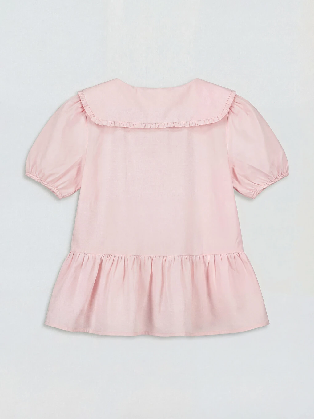 LCW Kids Devojačka Peplum Košulja Sa Peter Pan Kragnom