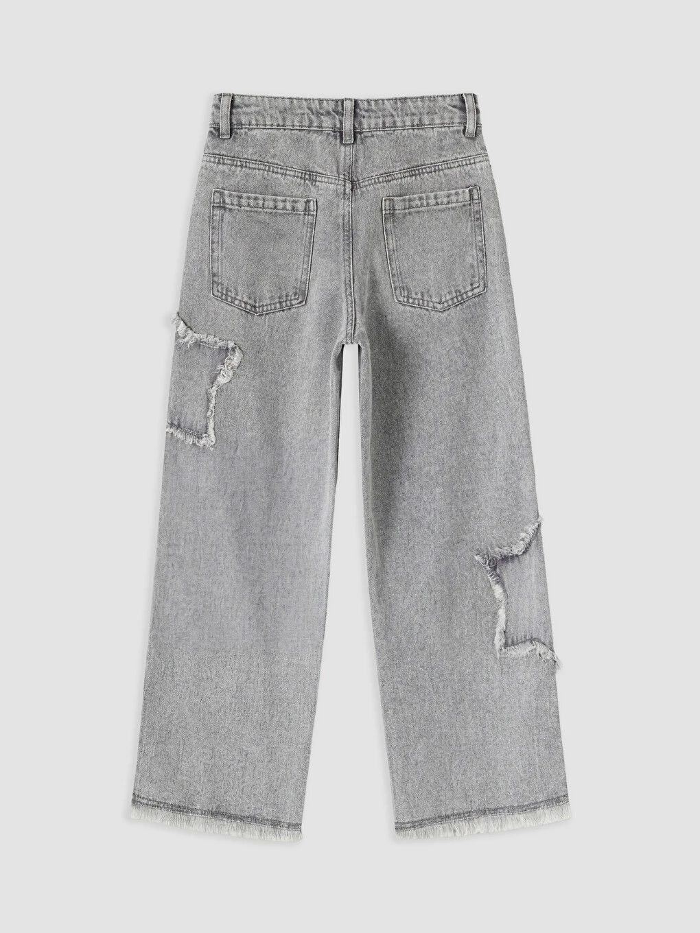 LCW Kids Baggy Fit Vezeni Devojačke Farmerke