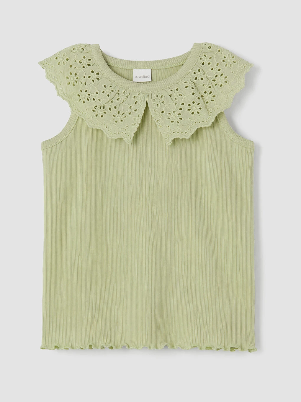 LCW baby Top Majica Za Bebe Devojčice Sa Detaljima Ažur Čipke