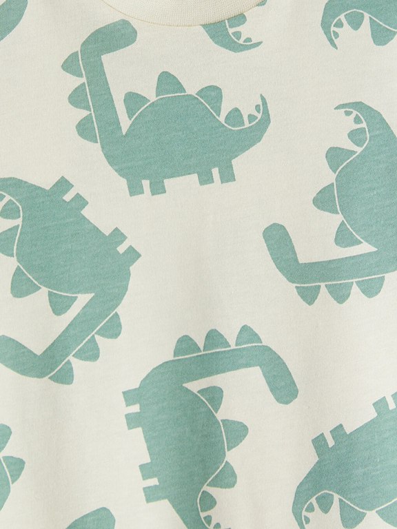 LC WAIKIKI Bebi Dečaci Kombinezon Sa Dinosaurus Printom