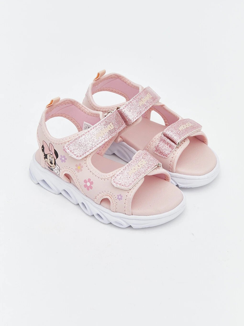LCW STEPS Minnie Mouse Štampane Sandale Za Bebe Devojčice