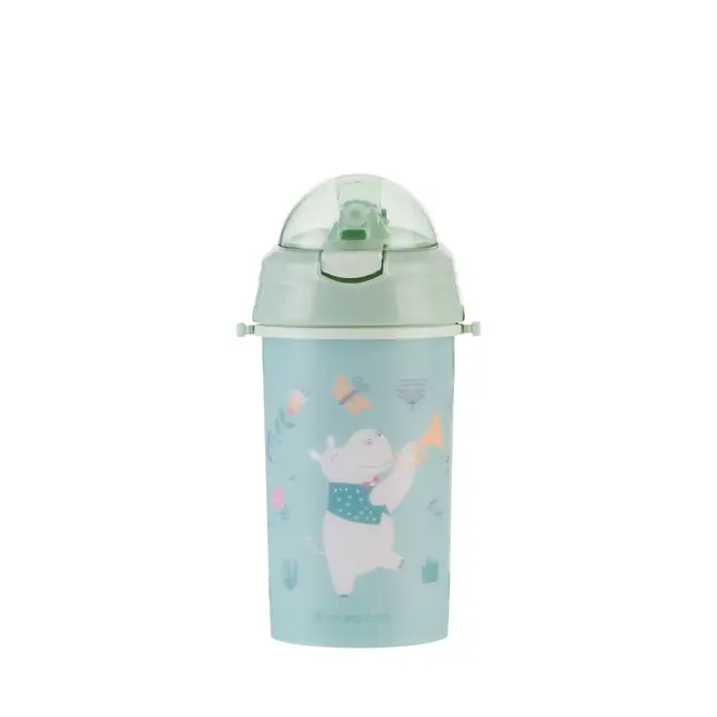 Šolja sa slamkom i trakom Music Fest 450ml Mint KKB31082