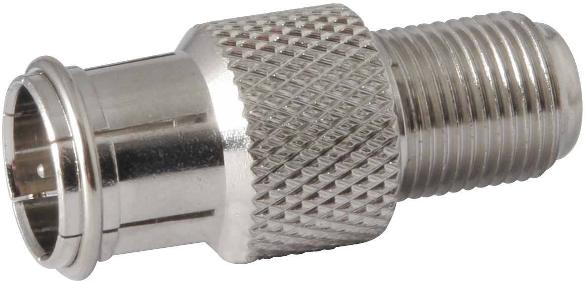 F-Quick F konektor srebrna ravni adapter 1 kom