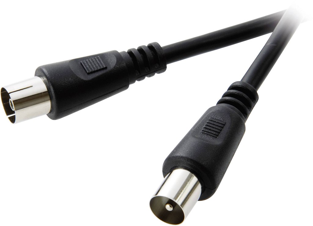 Antenski priključni kabl 2.50 m 75 dB crna SpeaKa Professional