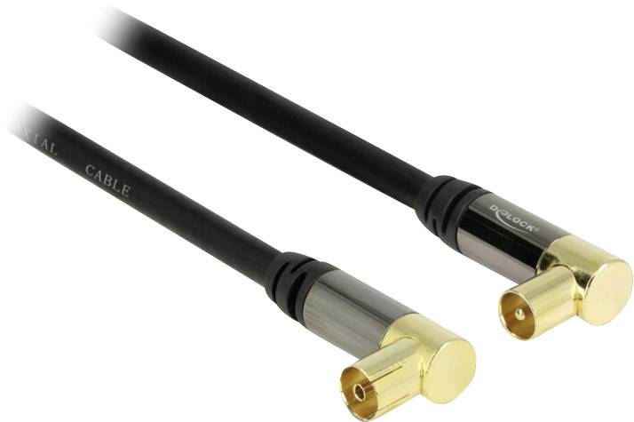 Delock antena 1,00 m crna 75 Ω antenski muški konektor