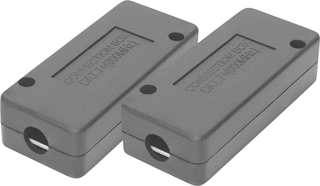 Digitus 26x35x80 mrezni adapter mrezni konektor CAT 7 crna
