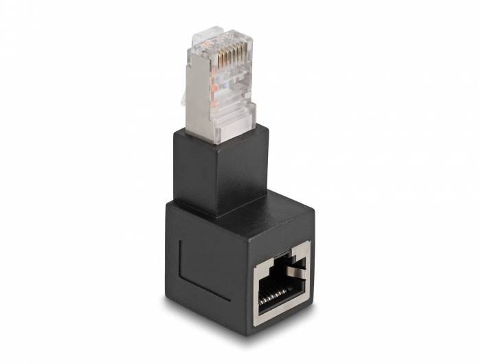 Delock mrezni adapter 1x RJ45 utikac na 1x RJ45 uticnica crna