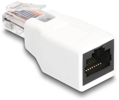 Delock mrezni adapter 1x RJ50 utikac na 1x RJ50 uticnica bela