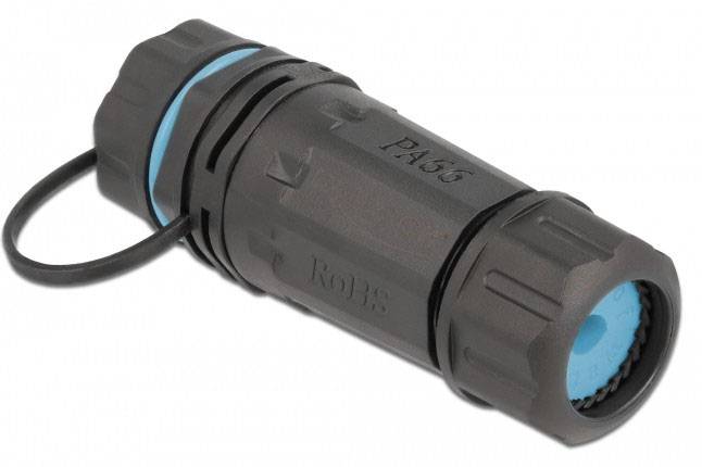Delock mrezni adapter 1x RJ45 uticnica na 1x RJ45 uticnica crna