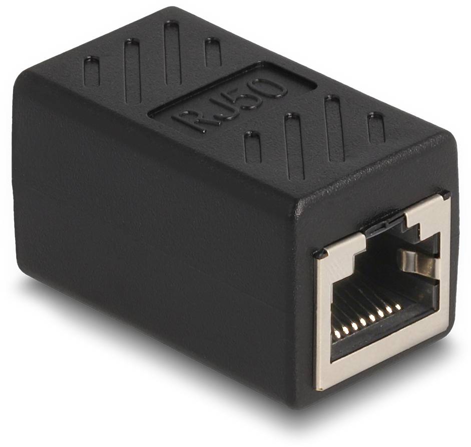 Delock mrezni adapter 1x RJ50 uticnica na 1x RJ50 uticnica crna