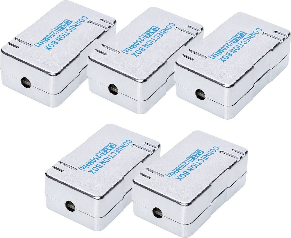 Digitus mrezni adapter RJ45 uticnica na 1x RJ45 uticnica CAT 6 siva, sivo-plava