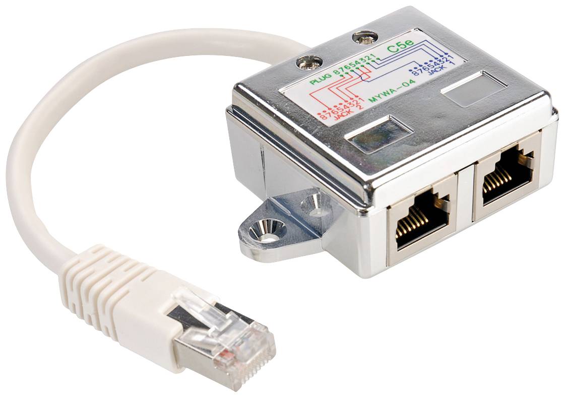 Value mrezni adapter mrezni konektor CAT 5e bela