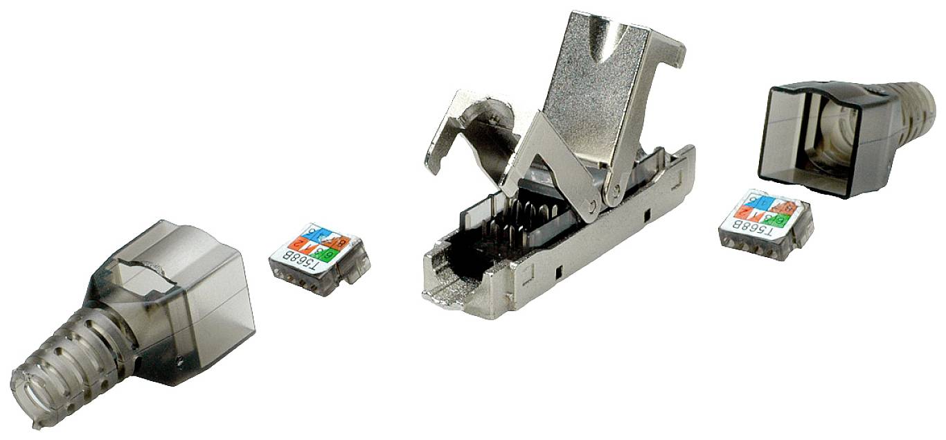 VALUE mrezni adapter mrezni konektor CAT 6a srebrna (metalna)
