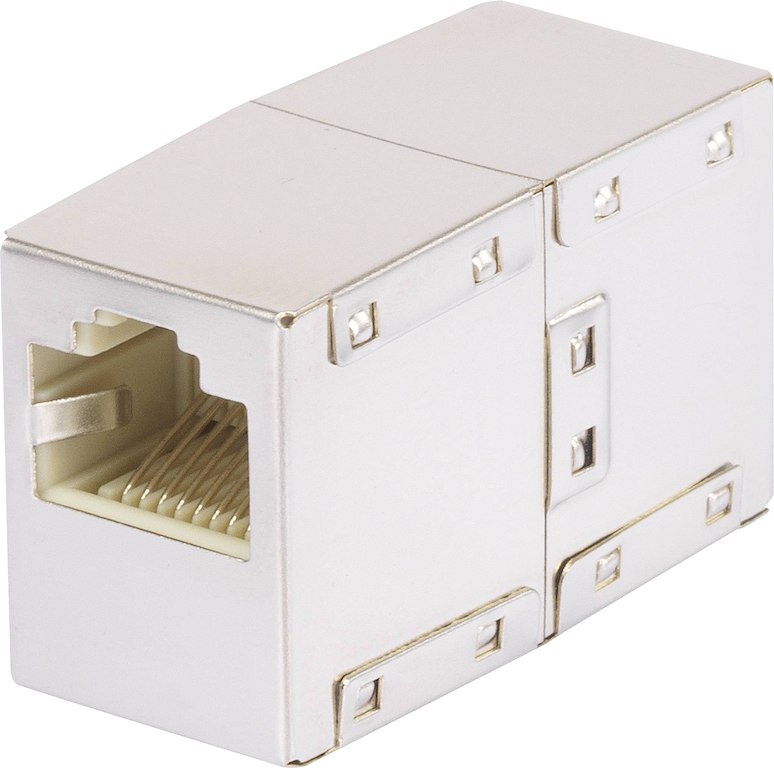 Renkforce mrezni adapter 1x RJ45 uticnica na 1x RJ45 uticnica CAT 5e bela