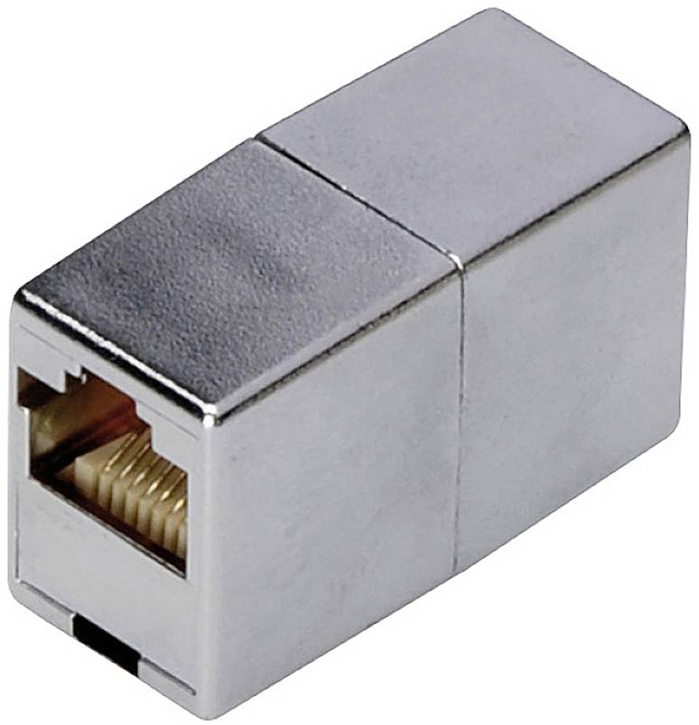 Digitus mrezni adapter 1x RJ45 uticnica na 1x RJ45 uticnica CAT 5, CAT 5e siva oklopljen