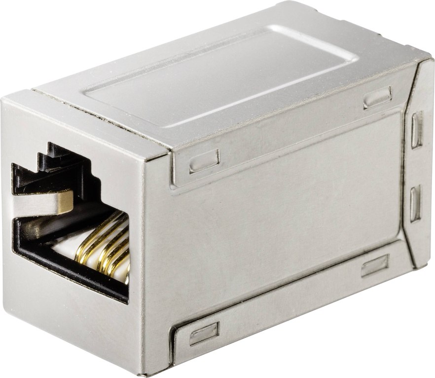 Renkforce mrezni adapter 1x RJ45 uticnica na 1x RJ45 uticnica CAT 6 metalna