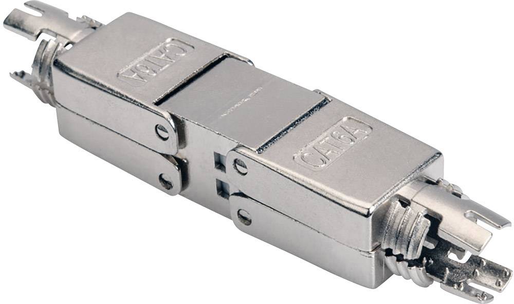Digitus mrezni adapter 1x LSA na 1x LSA CAT 6a (neobdelani kabl CAT7), CAT 6a, CAT 6 srebrna