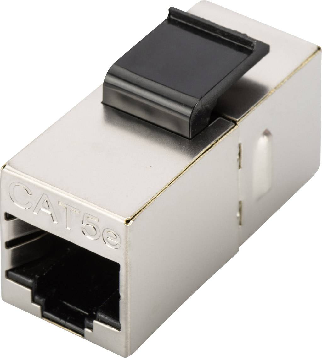 Digitus mrezni adapter 1x RJ45 uticnica na 1x RJ45 uticnica CAT 5e nikl