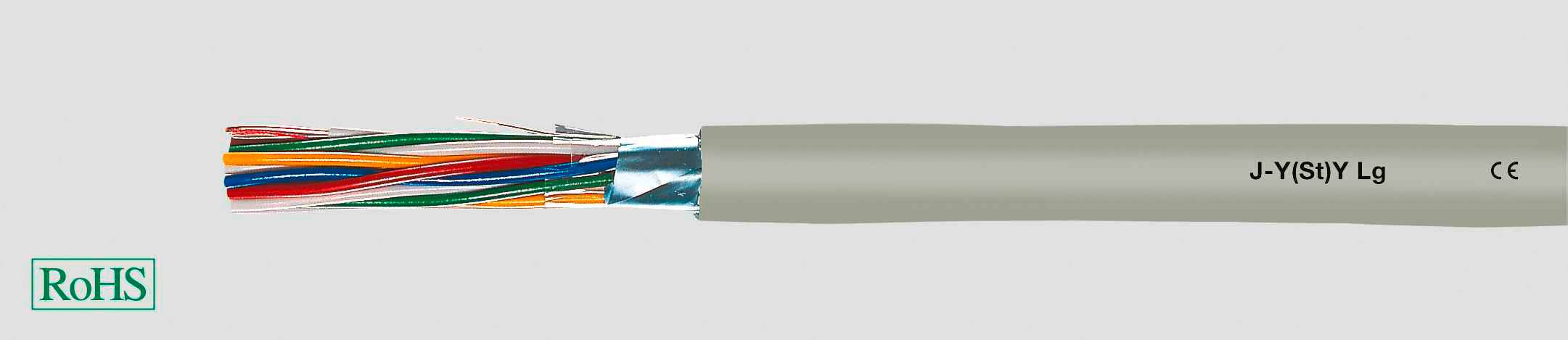 Helukabel 3038912 33001-1000 J-Y(ST)Y 2 x 2 x 0.6 mm 1000 m siva