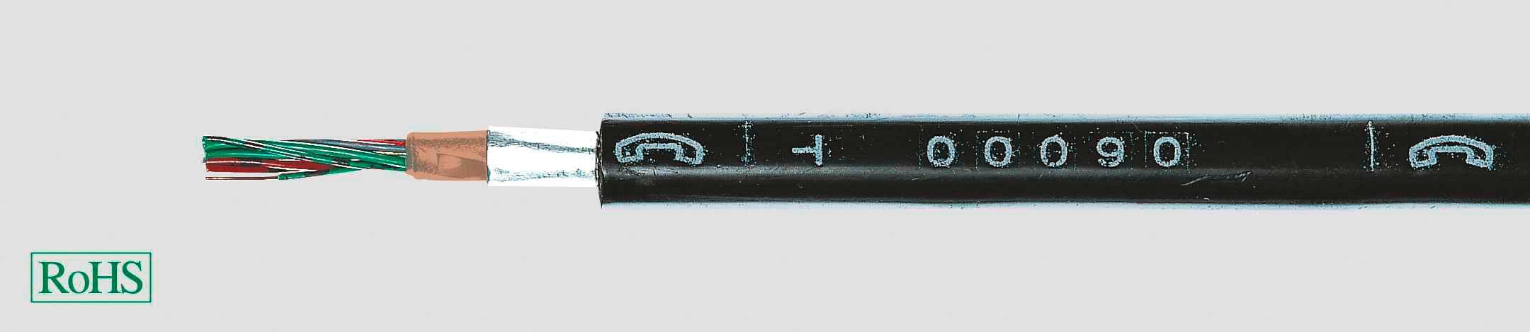 Helukabel 3038901 34007-1000 A-2YF(L)2Y 4 x 0.6 mm2 1000 m crna