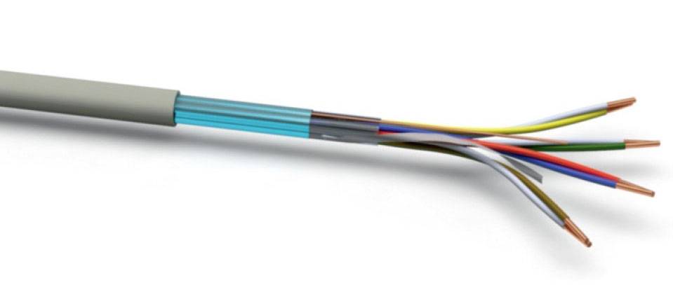 VOKA Kabelwerk 2358984 10084050 J-Y(ST)Y 8 x 2 x 0.6 mm2 500 m siva (RAL 7032)