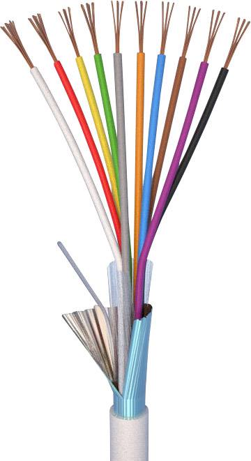 Proizvodjac alarmni kabl 10 x 0,22 mm² 5,30 mm bela