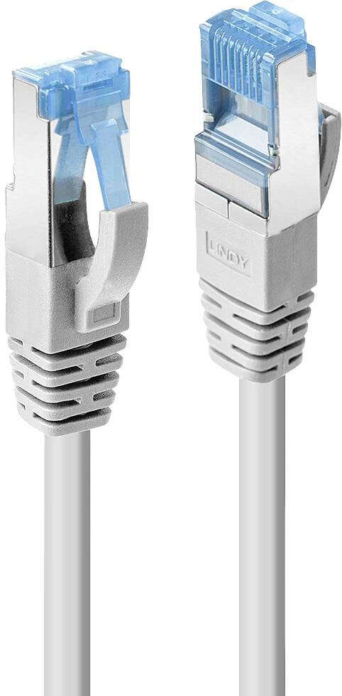 LINDY 2886646 6a RJ45 utikac USB kabl CAT 6a S/FTP 1.00 m siva