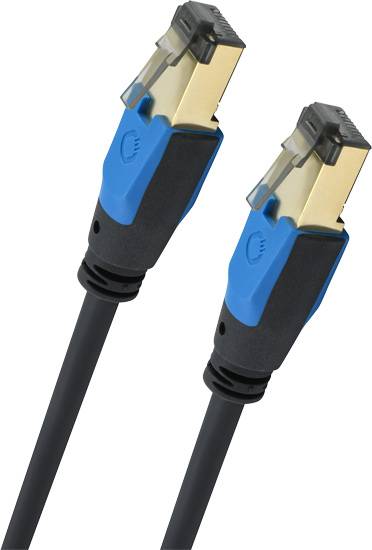 Oehlbach mrežni patch kabl 0,50 m crna RJ45 utikač