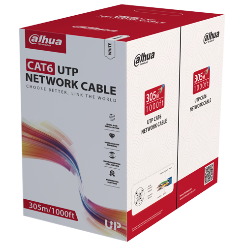 Dahua CAT6 UTP instalacioni kabl za gigabitnu mrežu i video nadzor