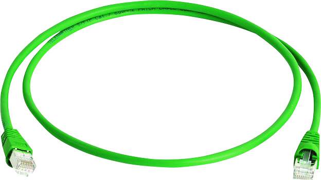 Telegärtner mrežni patch kabl 2,00 m zelena RJ45 utikač 1383621