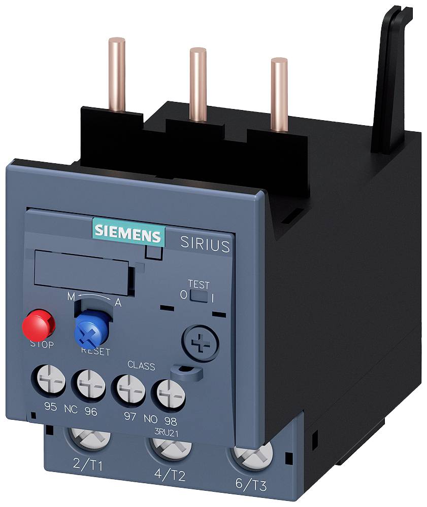 Siemens 3RU2136-4KB0 690 V/AC (max), S2, 1 NO kontakt, 1 NC kontakt, IP20