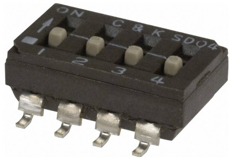 C & K Switches SD04H1SB 4 pina 25 V/DC 100 mA