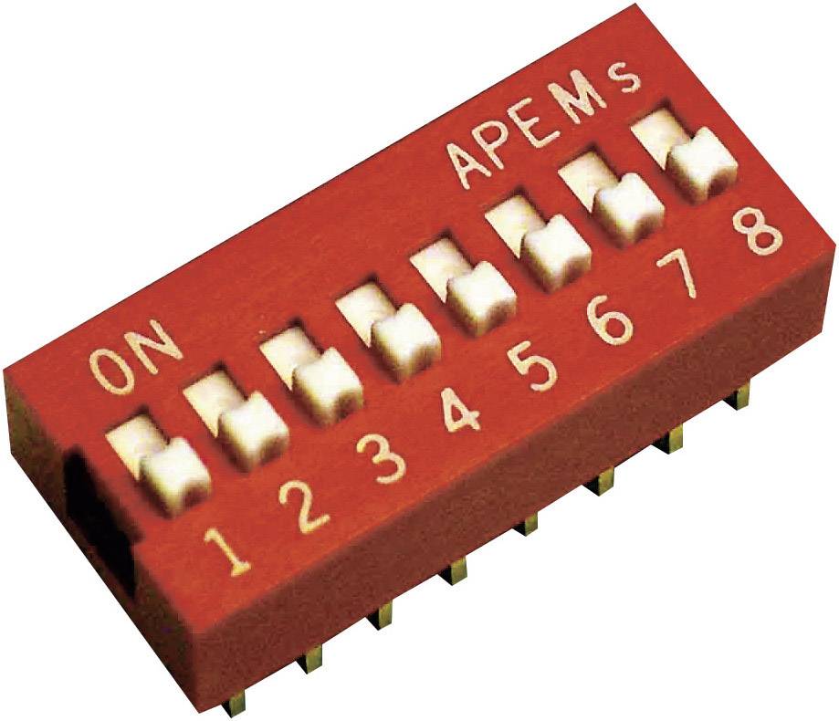 APEM NDS-04-V 4 pina 50 V/DC 24 V/DC 100 mA 50 mA