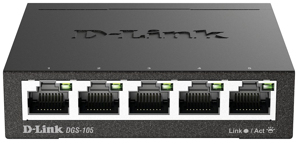 D-Link DGS-105 mrežni svič 5 portova 1 GBit/s