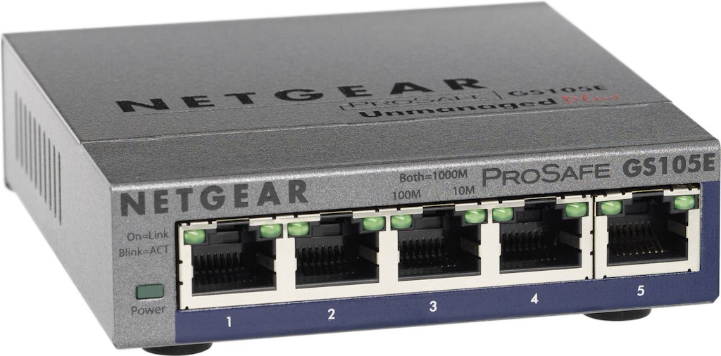 Netgear GS105E mrežni svič 5 portova 1 GBit/s