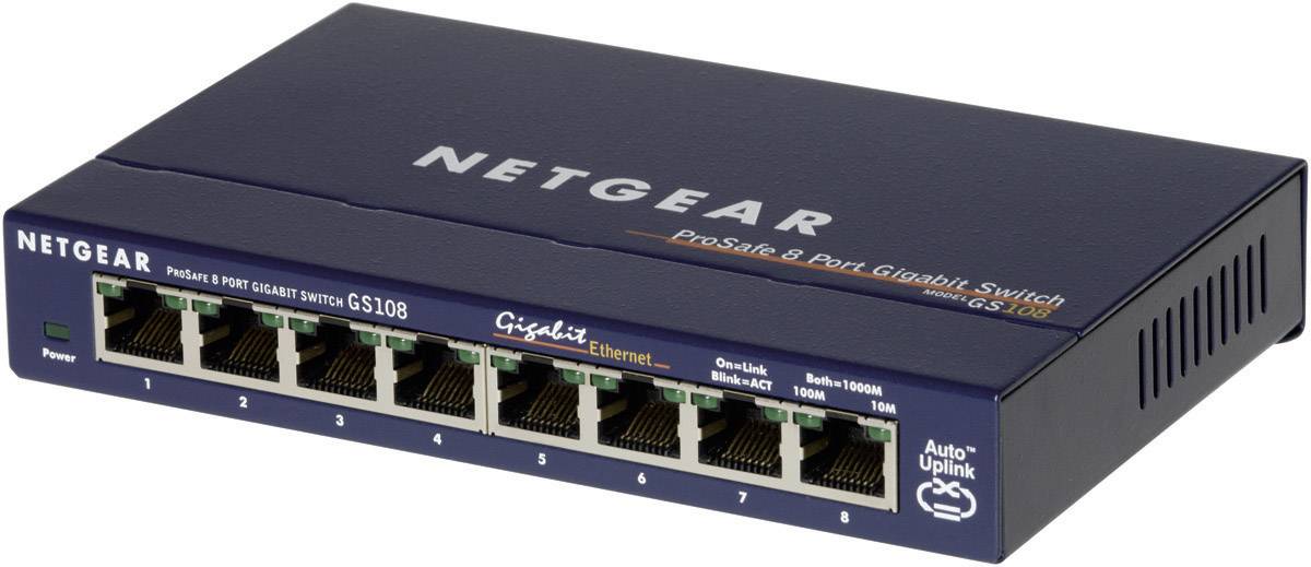 Netgear GS108GE mrežni svič 8 vrat 1000 MBit/s