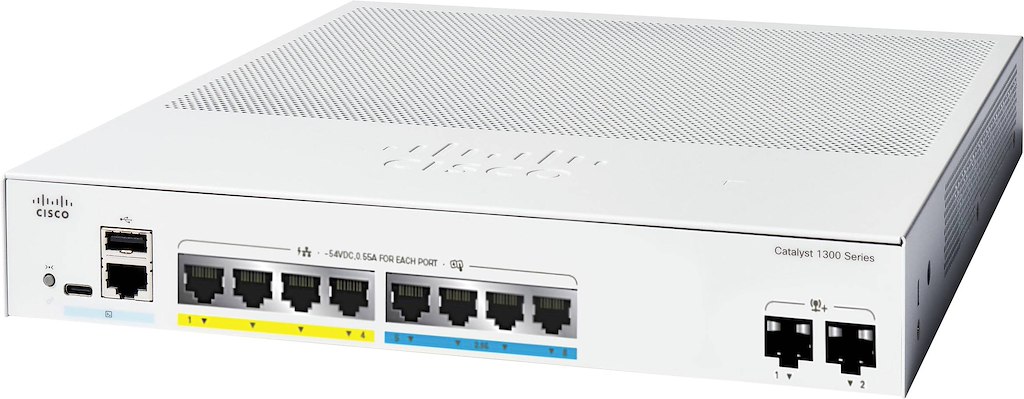 Cisco C1300-8MGP-2X 8-Port Sw mrežni svič