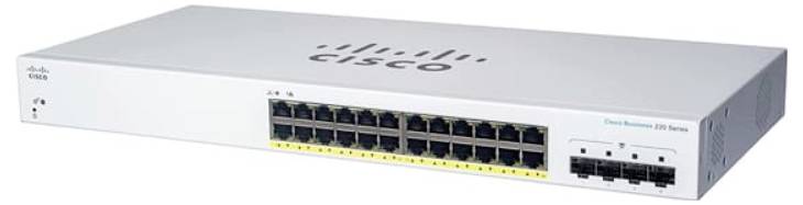 Cisco CBS220-24FP-4G-EU 19″ mrežni svič 24+4 portova