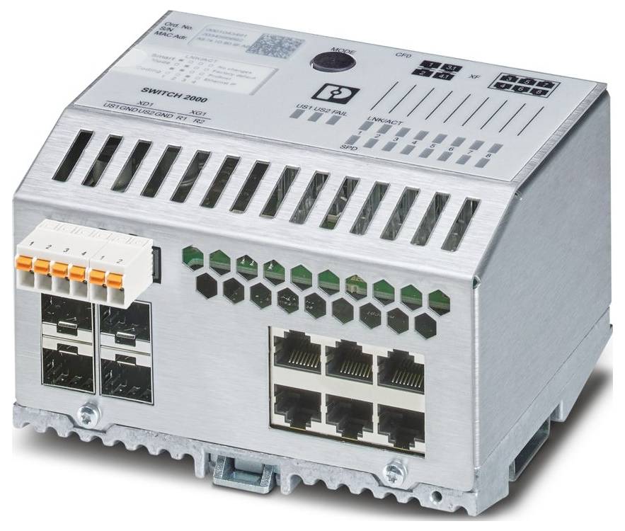 Phoenix Contact FL SWITCH 2404-2TC-2SFX industrijski Ethernet svič 6