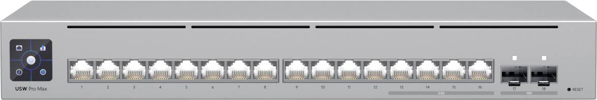 Ubiquiti USW-PRO-MAX-16 mrežni svič 18 portova 40 GBit/s