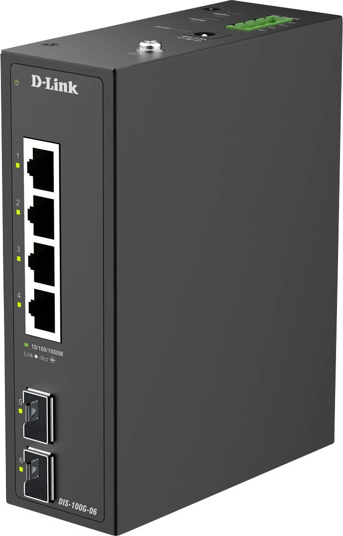 D-Link DIS-100G-06 mrežni svič 4 12 GBit/s
