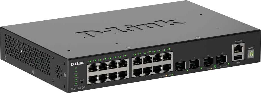 D-Link DGS-1530-20/E mrežni svič SFP+ 16