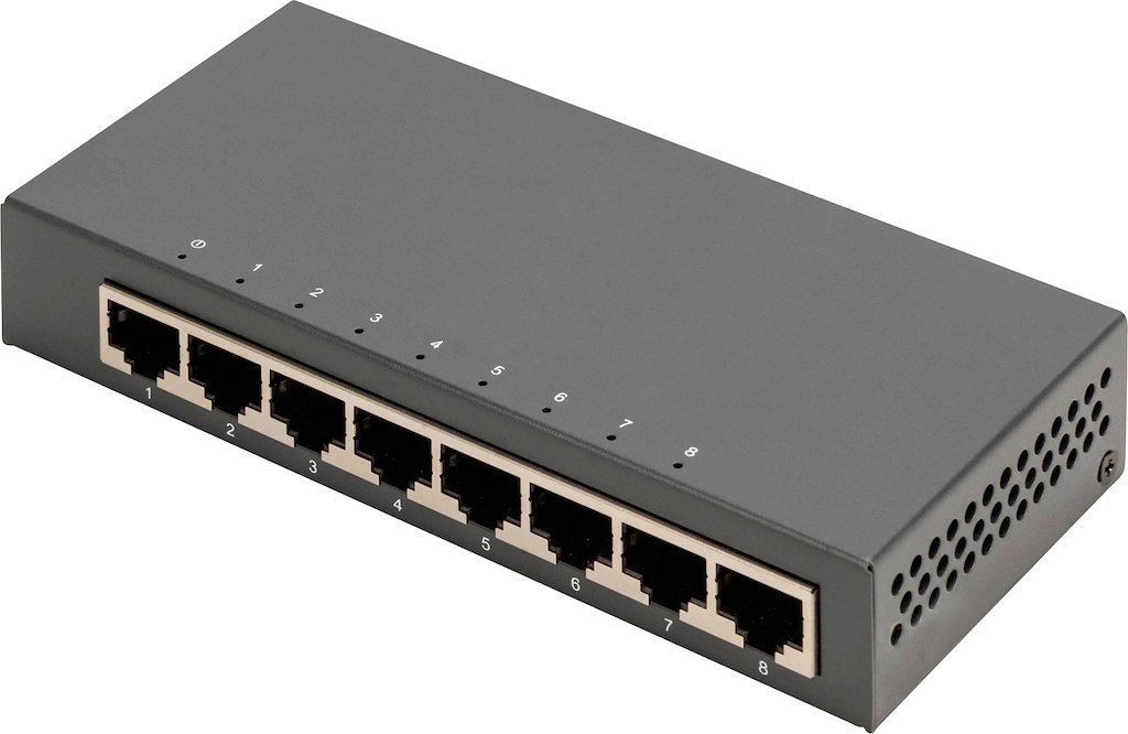 Digitus DN-80066-1 mrežni svič RJ45 8 vrat 10 / 100 / 1000 MBit/s