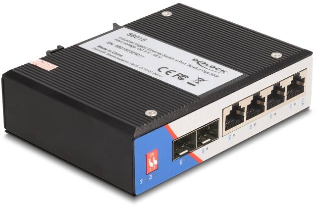 Delock 88015 mrežni svič 4 vrata 1 GBit/s