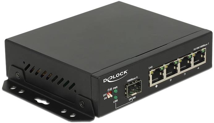 Delock 87704 mrežni svič 4 vrata 1 GBit/s
