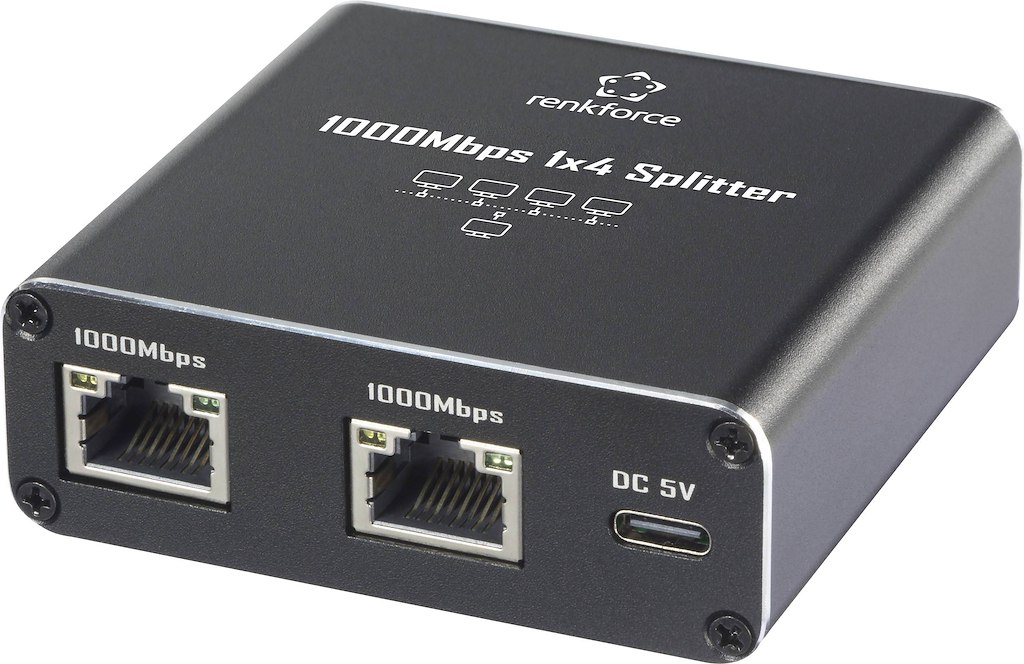 Renkforce RF-GES-400 mrežni svič RJ45 5 vrat 1 GBit/s