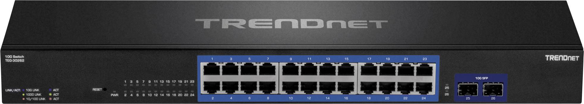 TRENDnet TEG 30262 – Switch – 24 x 10/100/1000 + 2 x 10 Gigabit SFP+ mrežni svič