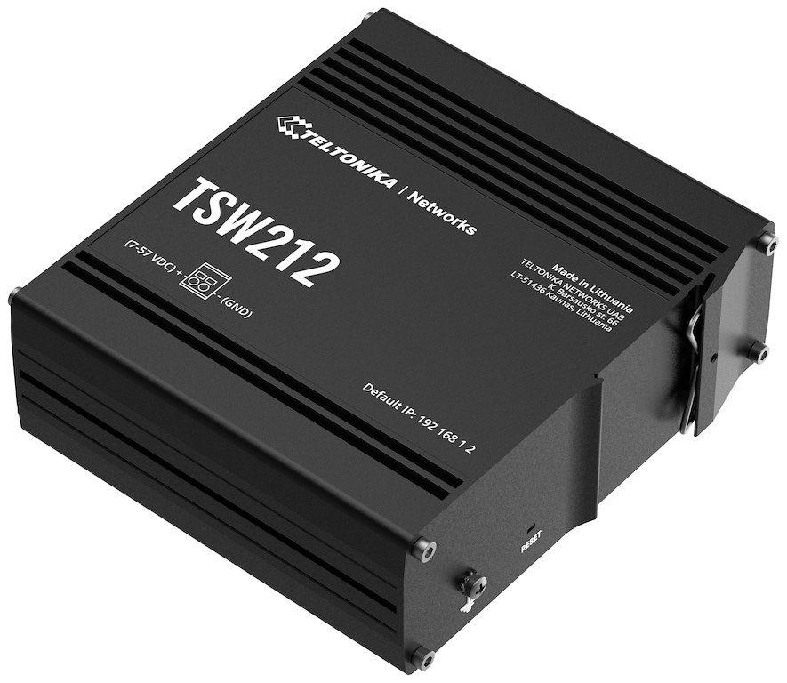 Teltonika TSW212 – Switch – managed – 8 x 10/100/1000 + 2 x SFP Ethernet svič