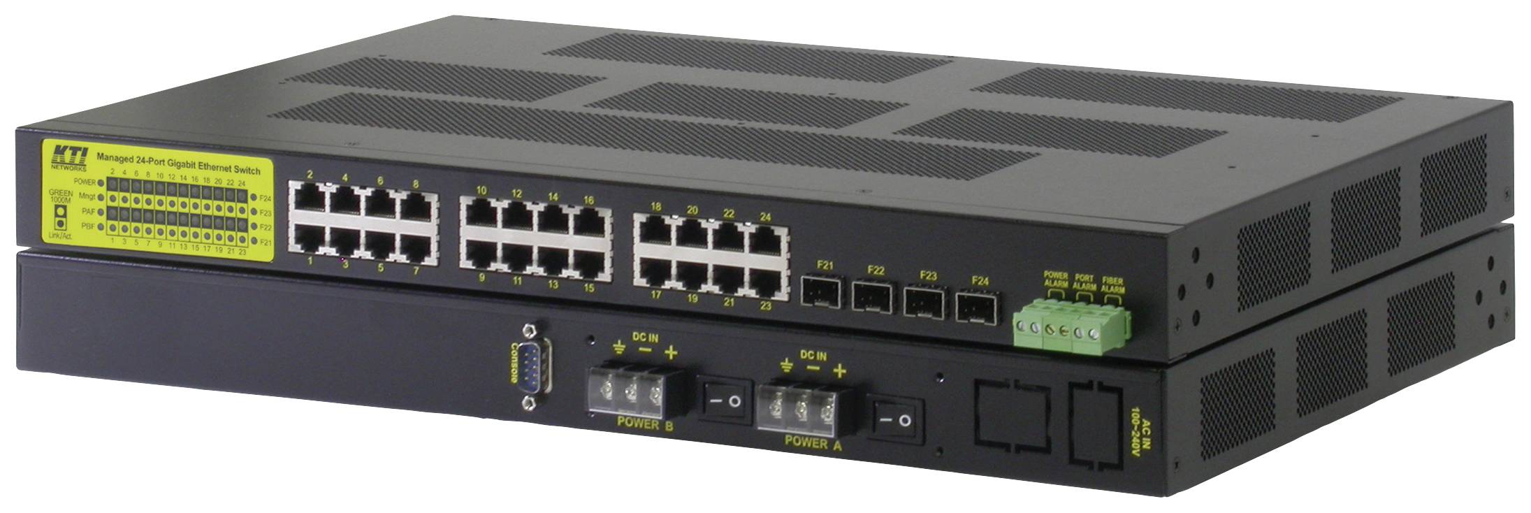 KGS-2461-HP industrijski Ethernet svič 24 vrat 10 / 100 / 1000 MBit/s