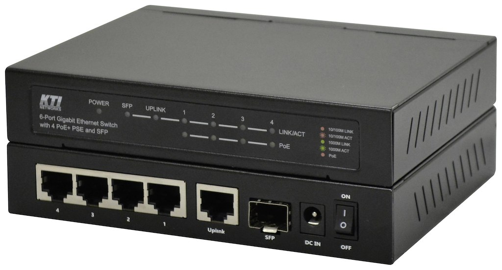 KGS-0601-4HP industrijski Ethernet svič 6 portova 10 / 100 / 1000 MBit/s